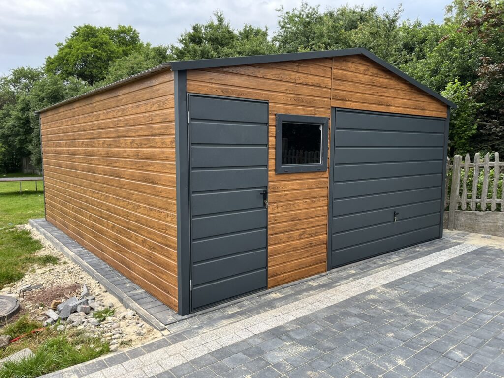 Garaż blaszany 5x6 PERFECT - perfekcyjnegaraze.pl